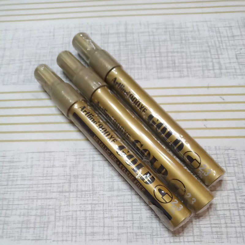 Jual spidol tinta emas | Shopee Indonesia