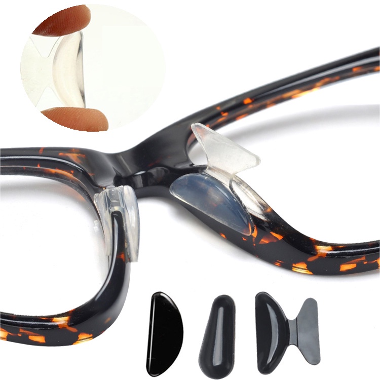 Jual [COD]1 Pasang/2 Pcs Bantalan Hidung Kacamata Bahan Silikon Anti ...