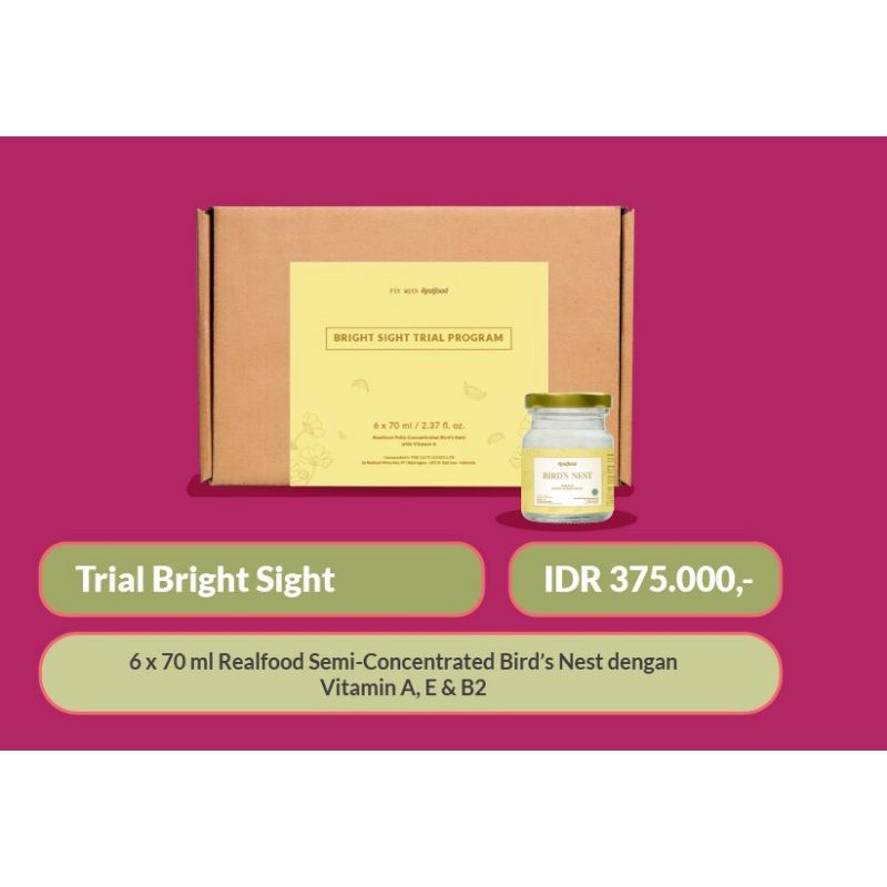 Jual Program Trial Bright Sight | Shopee Indonesia