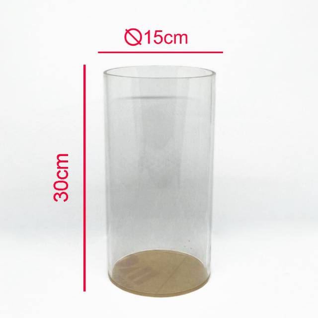 Jual Acrylic display tabung diameter 15cm tinggi 30cm | Shopee Indonesia