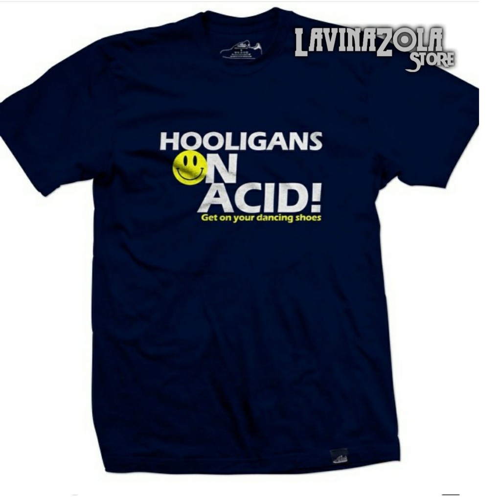 Jual Tshirt baju kaos hooligans on acid support your local team ...