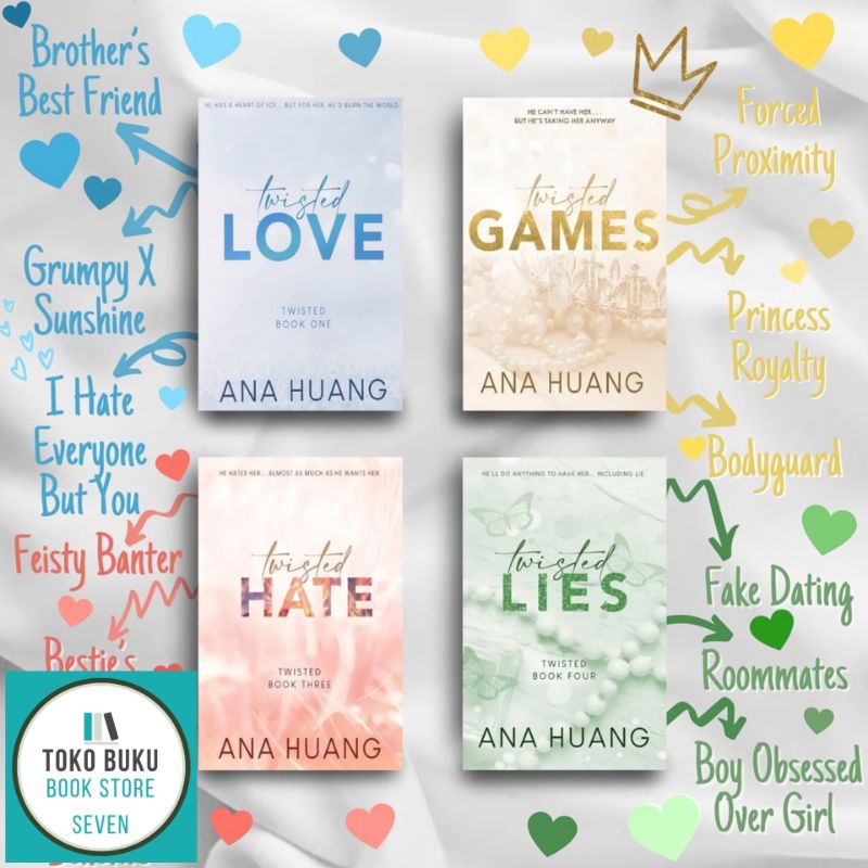 Jual Twisted 4 Book Series[ Twisted Love, Twisted Games, Twisted Hate ...