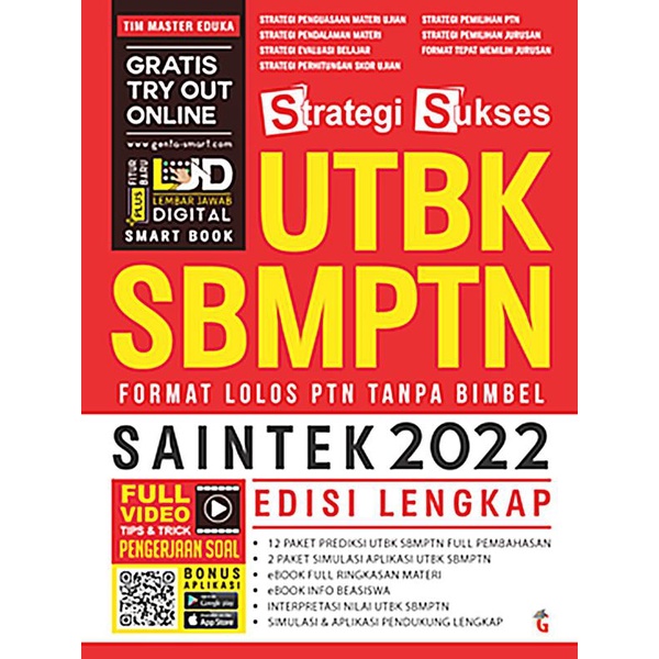 Jual Strategi Sukses Sbmptn Utbk Format Lolos Ptn Tanpa Bimbel Saintek