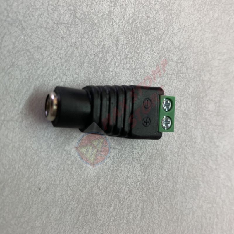 Jual Kepala Socket Female / Buntut DC 5.1mm Pin Baut CCTV Adaptor ...