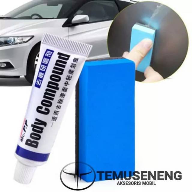 Jual Body Compound Sponge Kompon Mobil Pasta Penghilang Lecet Baret ...