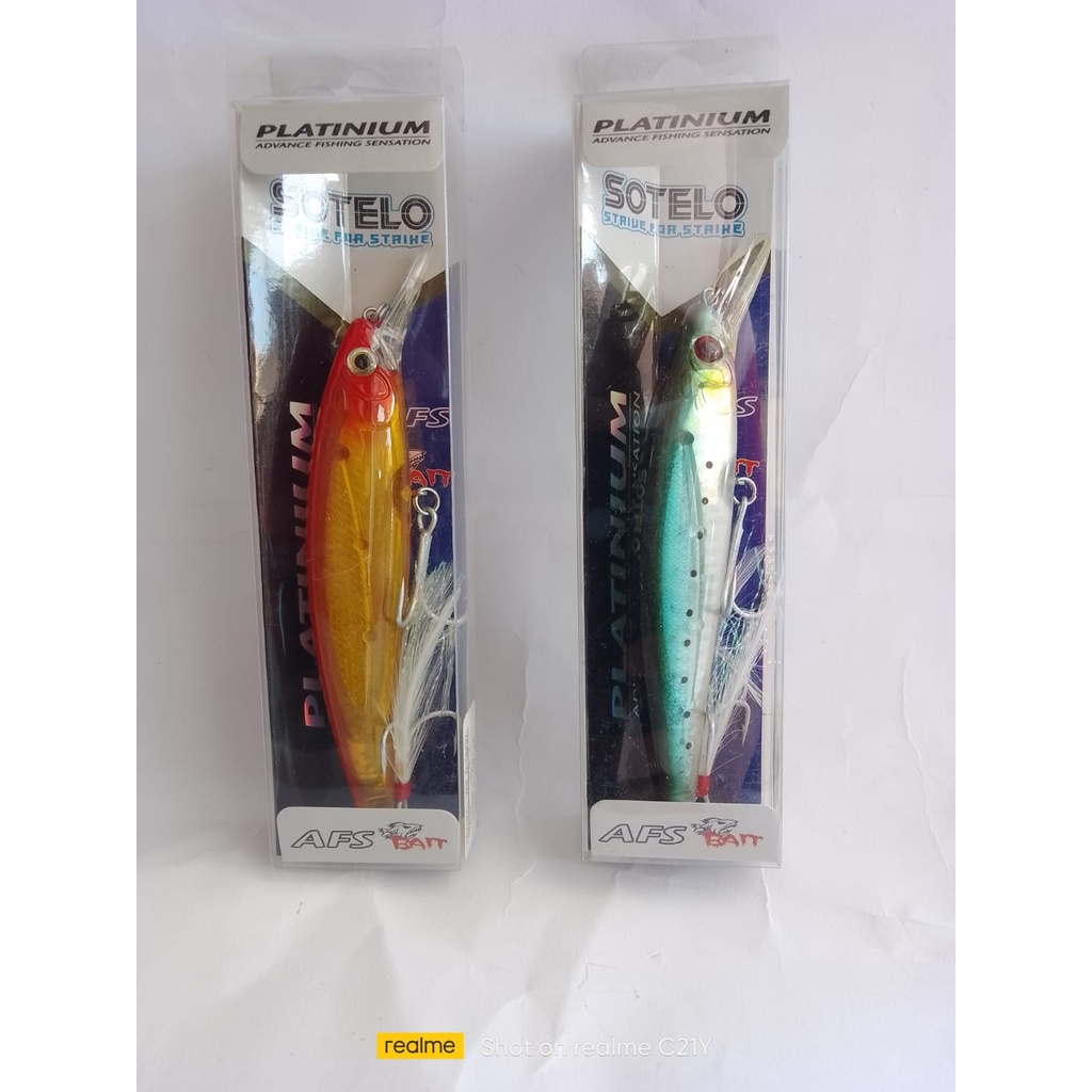 Jual MINNOW SOTELO PLATINUM CRYSTAL ZEE 18GR | Shopee Indonesia