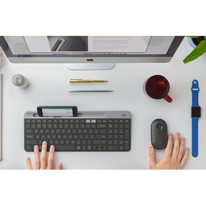 Jual Logitech K580 + M350 Pebble Multi-Device Wireless Keyboard Mouse ...