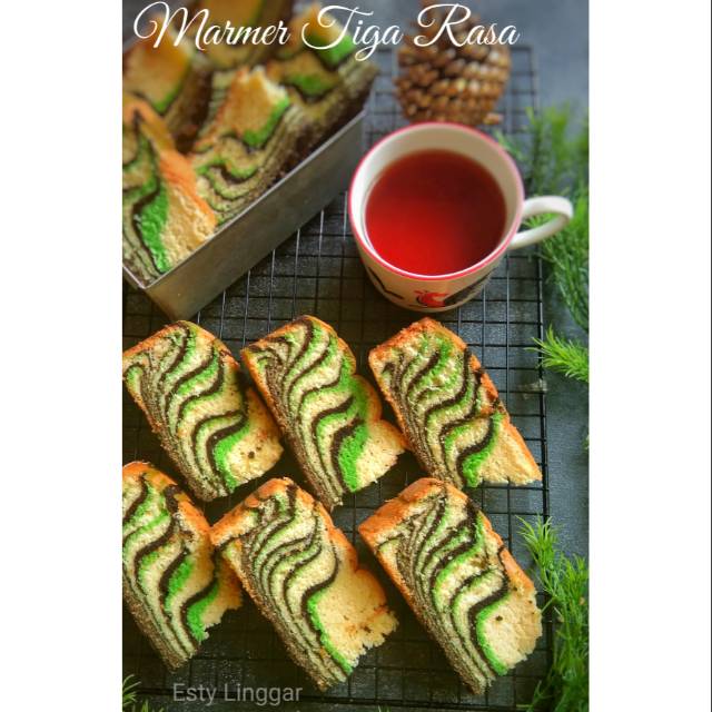 Jual Marmer cake 3 rasa Premium | Shopee Indonesia