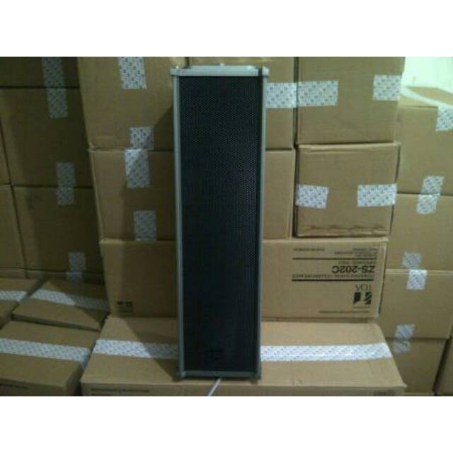 Jual Column Speaker TOA ZS-202 C ZS 202 202C 20 Watt W 20W Besi isi 4 untuk Mushola Masjid ...