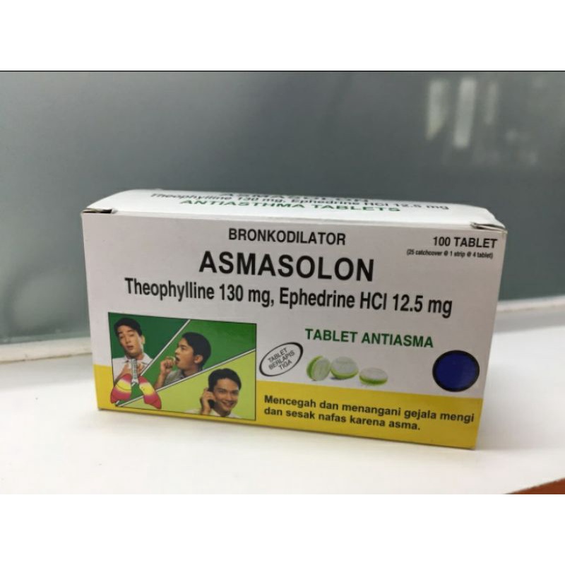Jual Asmasolon tablet perstrip @4 tablet - obat asma | Shopee Indonesia