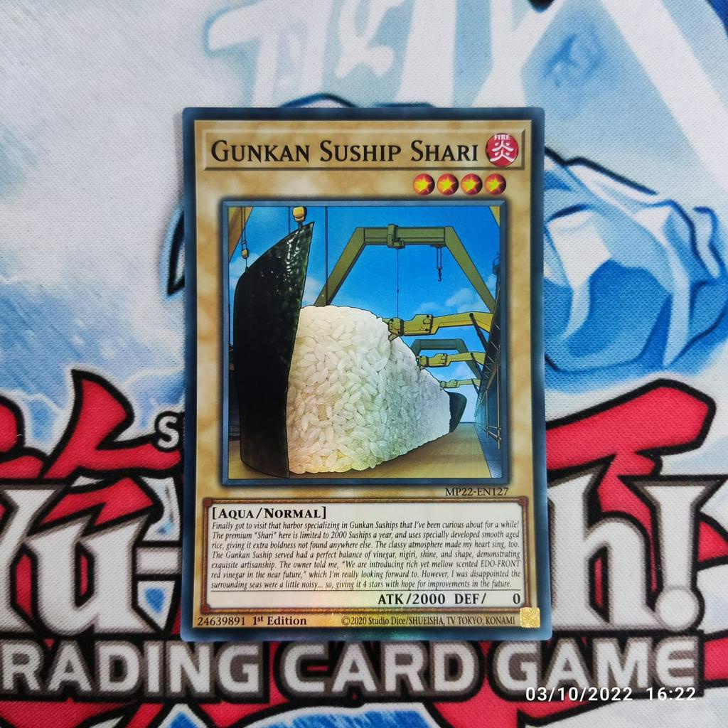 Jual yugioh gunkan suship shari MP22 super rare original | Shopee Indonesia