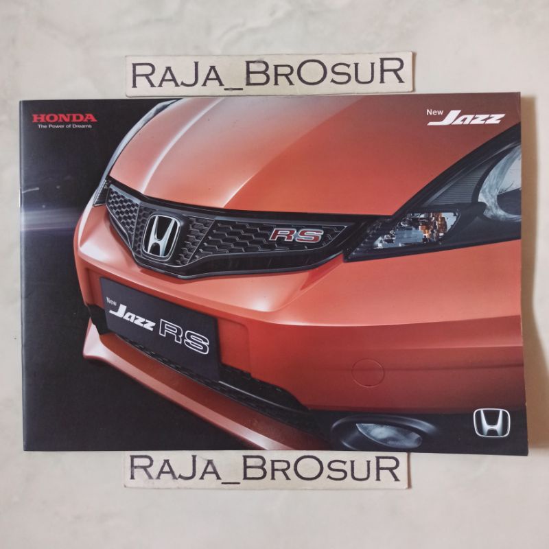 Jual Poster brosur katalog booklet Honda Jazz RS 2013 | Shopee Indonesia