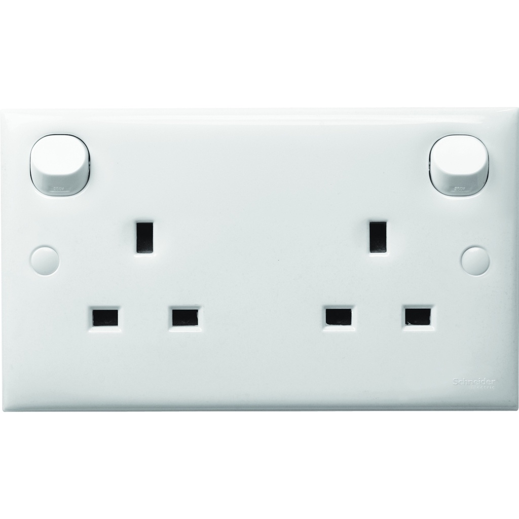 Jual Schneider Electric S-Classic Switch Socket Heater Telp TV Outlet S ...