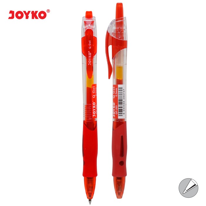 Jual Gel Pen / Pulpen / Pena Joyko GP-265 / Q Gel / 0.5 mm | Shopee Indonesia