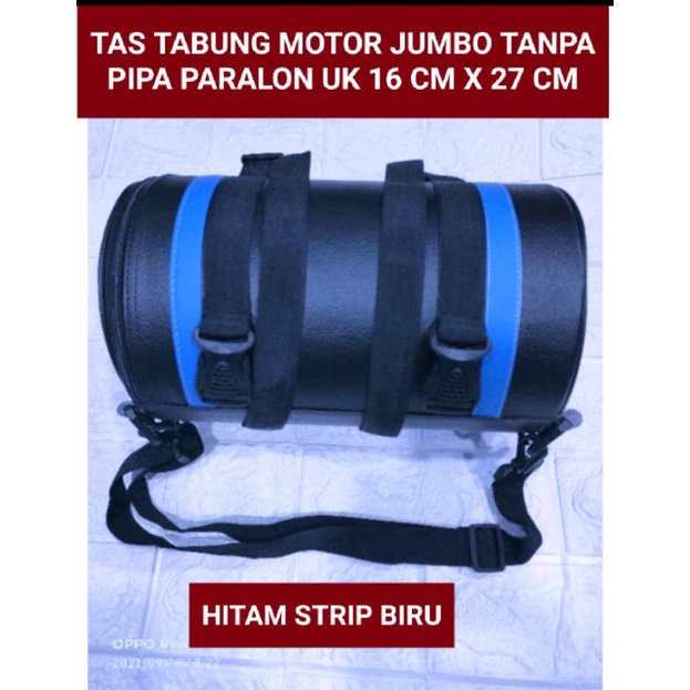 Jual TAS TABUNG MOTOR TANPA PIPA PARALON JUMBO DIAMETER 16 X 27 CM TAS ...