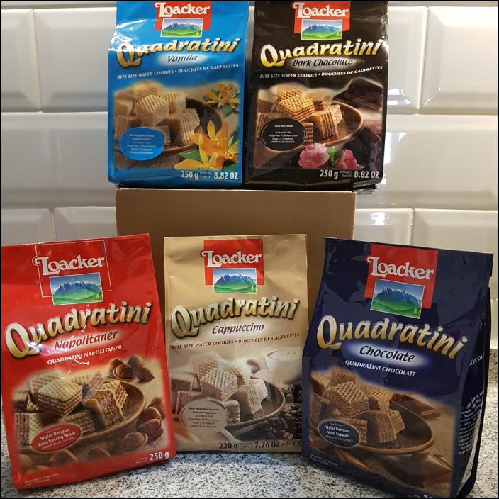 Jual LOACKER QUADRATINI 250GR WAFER - DOUBLE CHOCO | Shopee Indonesia