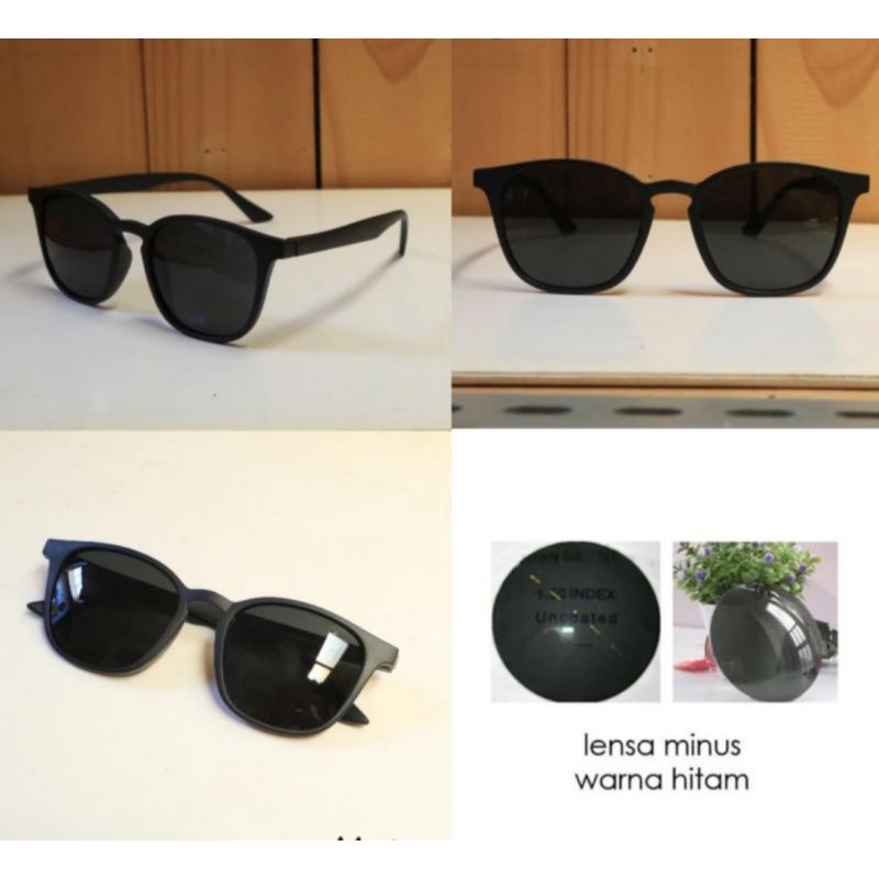 Jual kacamata frame lensa minus di warna hitam | Shopee Indonesia