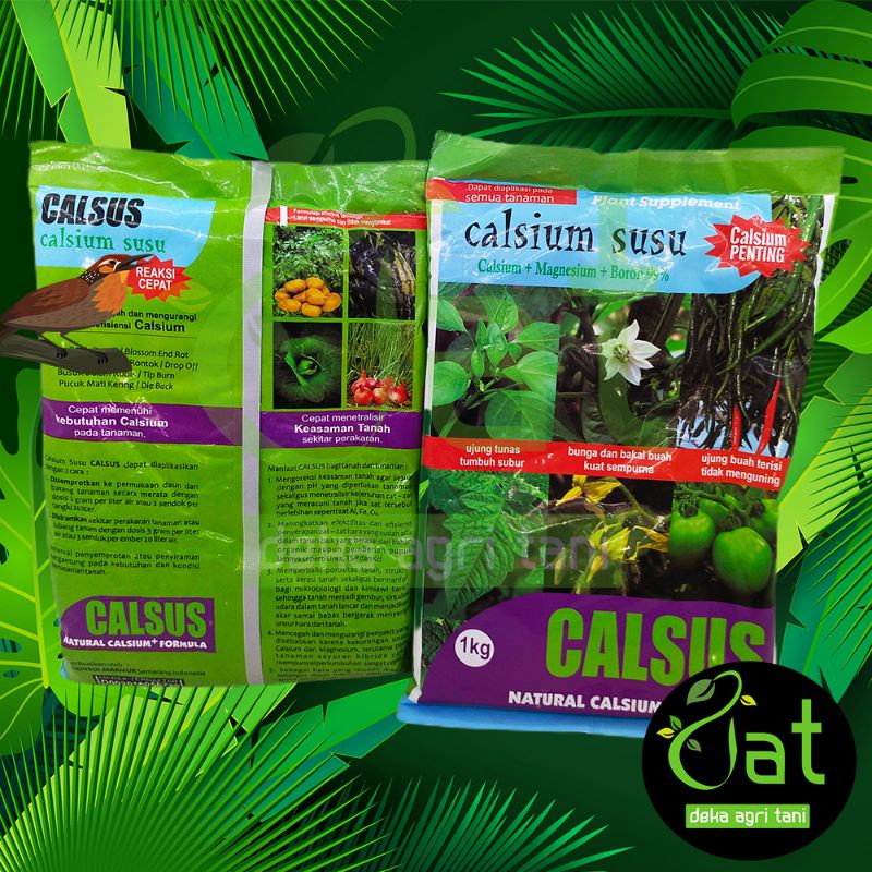Jual PUPUK KALSIUM SUSU kalsium + magnesium + boron 99% 1KG KALSUS ...