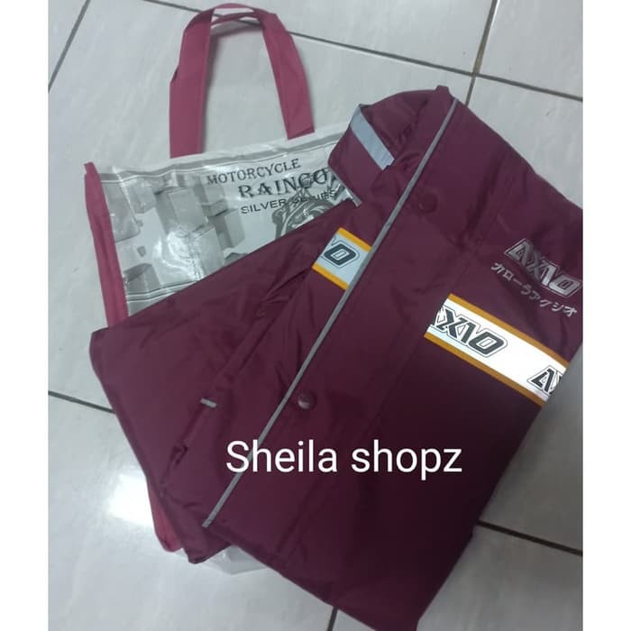 Jual JAS HUJAN AXIO EUROPE original warna merah maroon size M L XL XXL ...