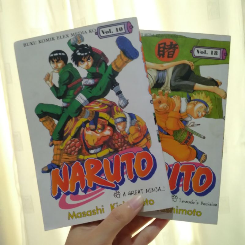 Jual Komik Naruto Vol 10 & 18 (BOOKED) | Shopee Indonesia