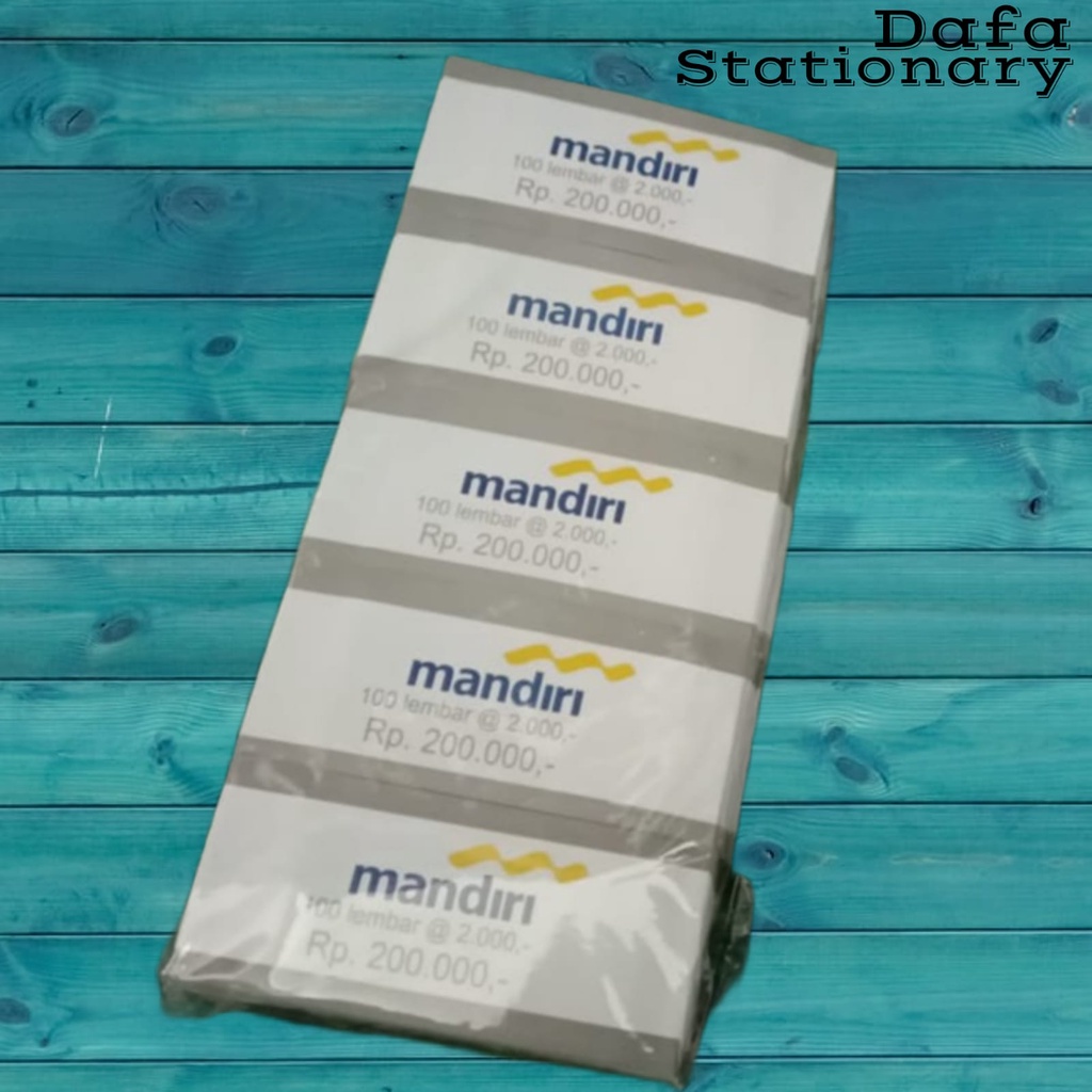 Jual BAN UANG MANDIRI Rp. 2.000 | Shopee Indonesia