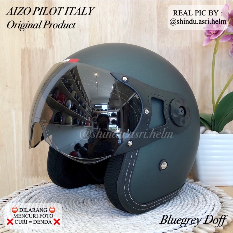 Jual HELM PILOT ITALY AIZO Original | Shopee Indonesia