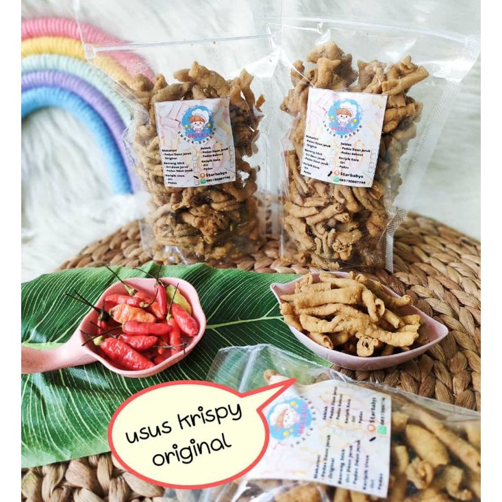 Jual USUS KRISPY KRIPIK USUS GURIH RENYAH 60GR 180GR BELLA'S SNACK ...