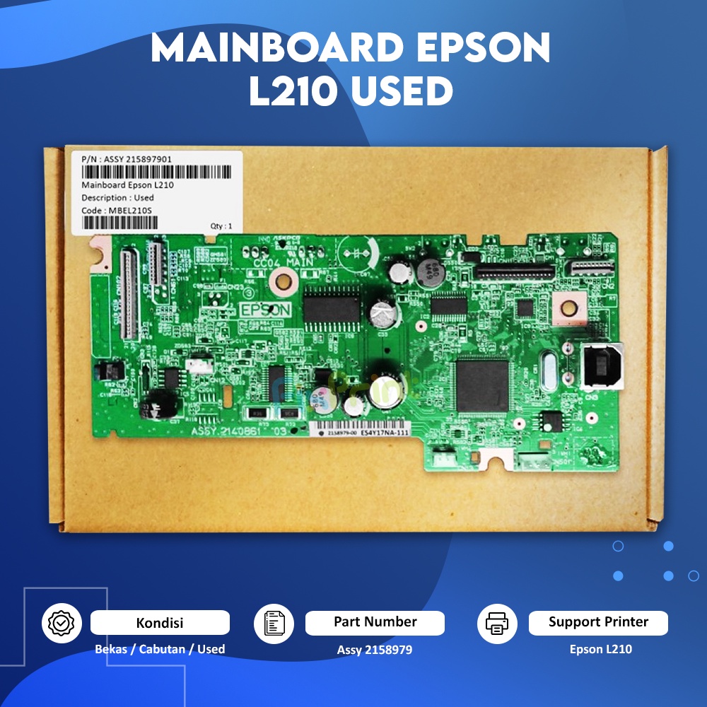 Jual Board used Printer Epson L210, Mainboard Bekas Epson L210 ...