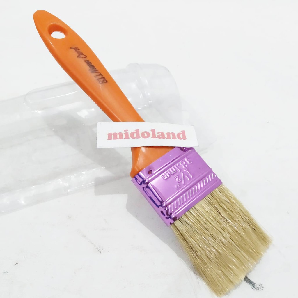 Jual Kuas Cat Besi Kayu Tembok Serba Guna 1.5" 1.5 Inch Gagang Plastik ...