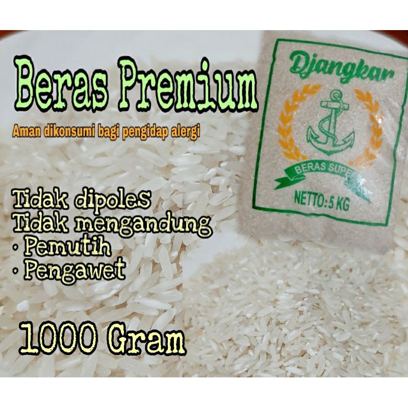 Jual Beras Premium cap Djangkar 1 kg | Shopee Indonesia