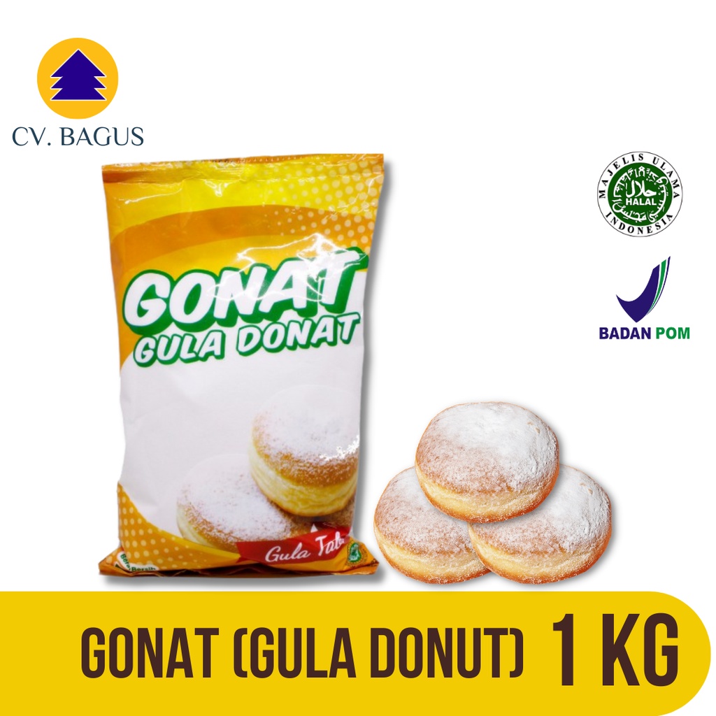 Jual Gonat Gula Donut/Gula tabur untuk donat 500 gram | Shopee Indonesia