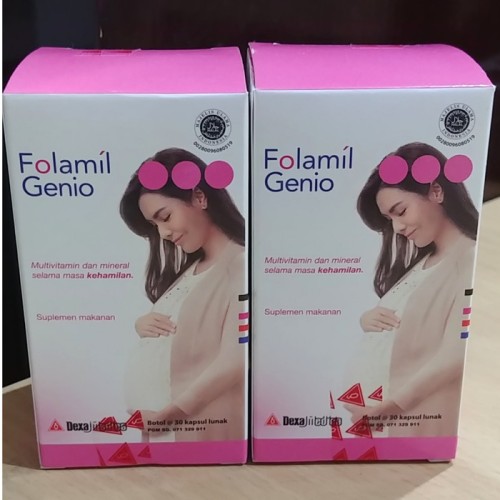 Jual Folamil Genio isi 30 kapsul polamil genio folamil jenio per box ...