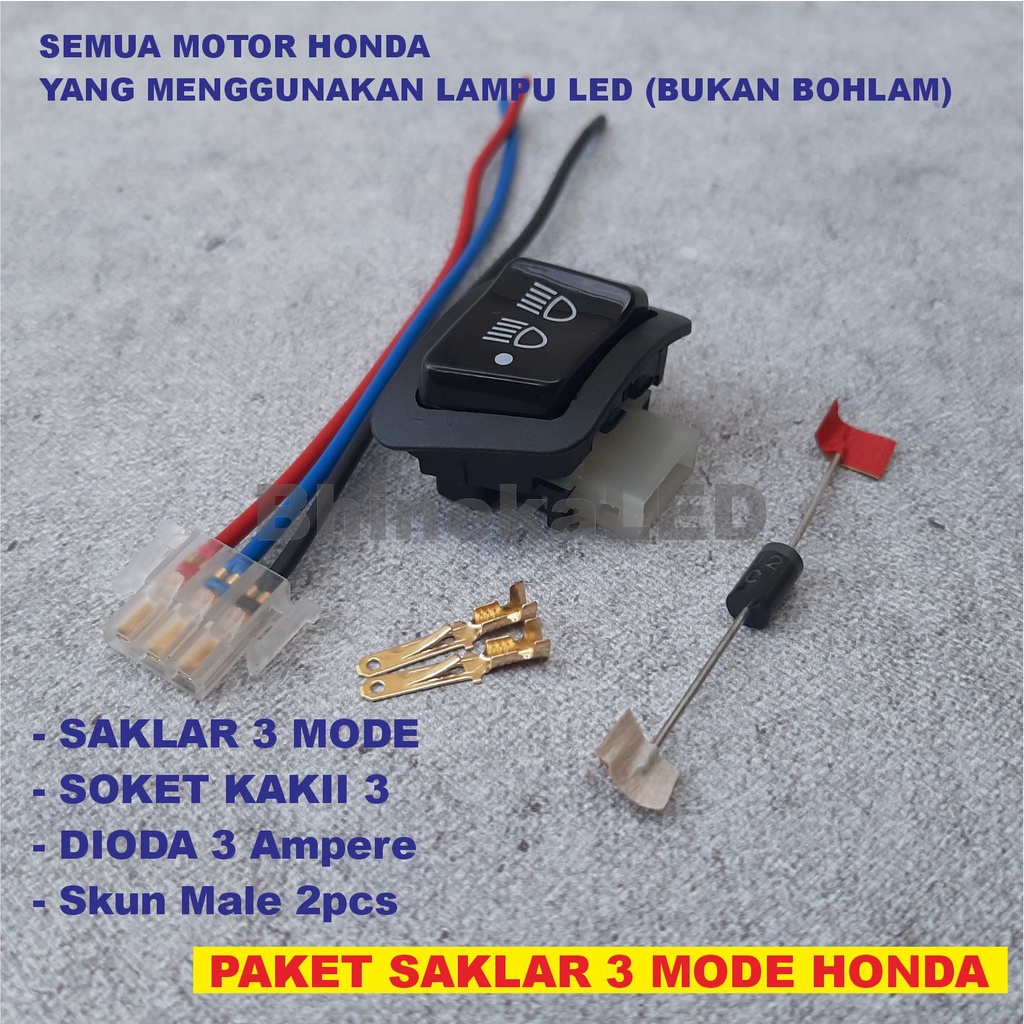 Jual SAKLAR 3 MODE HONDA VARIO 150 LED | Shopee Indonesia