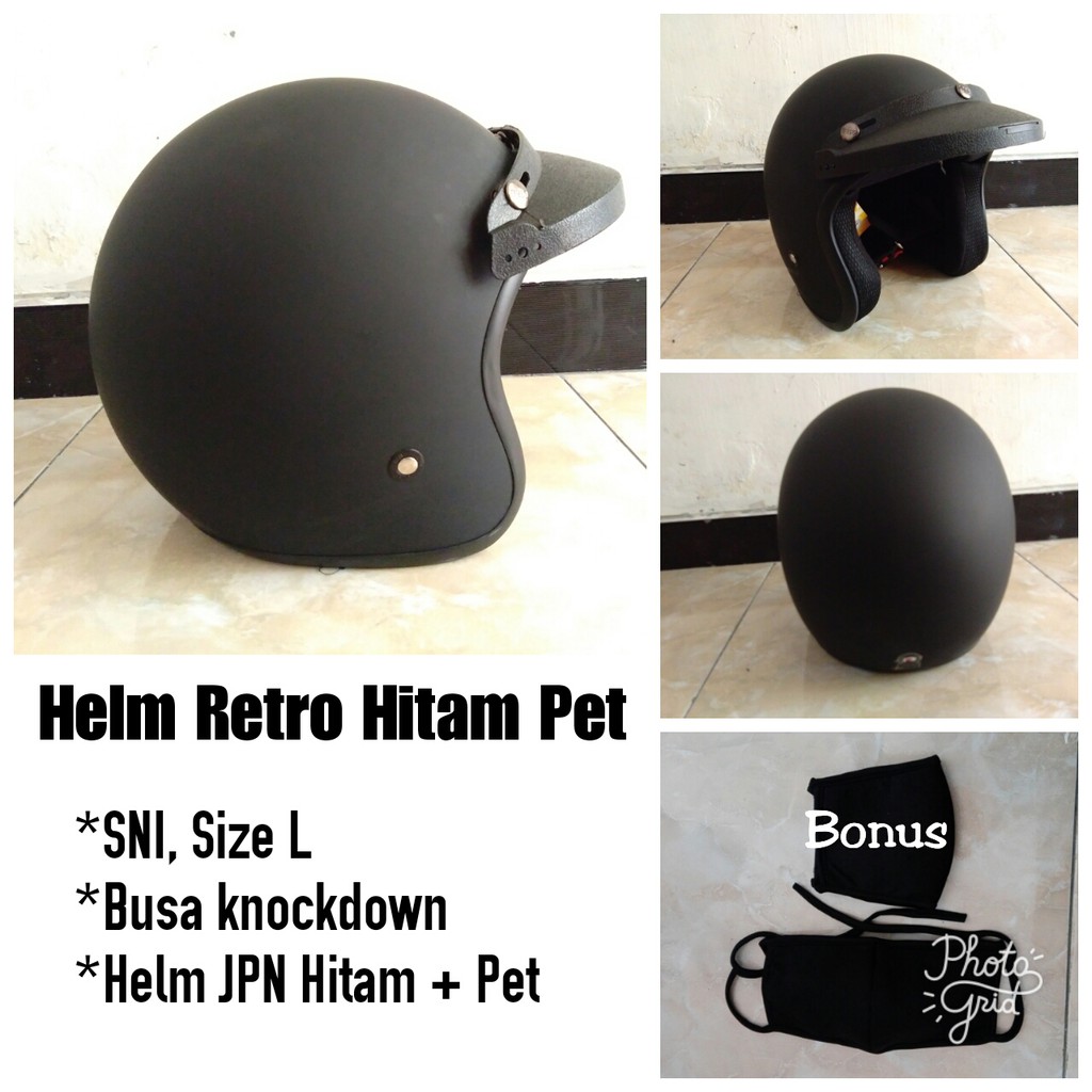 Jual Helm retri Pet Klasik, Helm Klasik Pet, Helm jadul, Helm Lawas ...