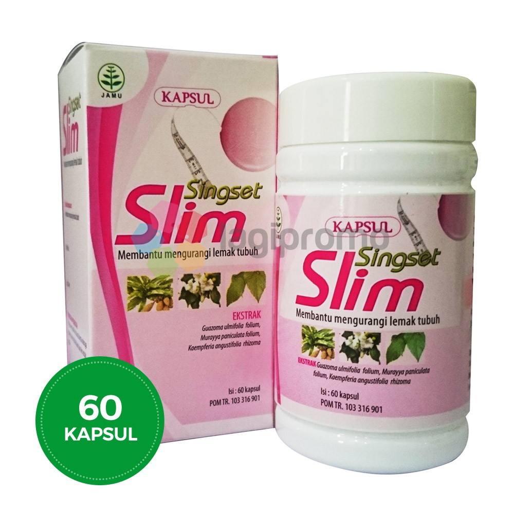 Jual Griya Herba Singset Slim 60 Kapsul Obat Pelangsing dan Diet Alami ...
