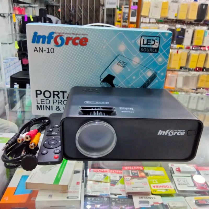 Jual Led Proyektor mini inforce AN-10 | Shopee Indonesia