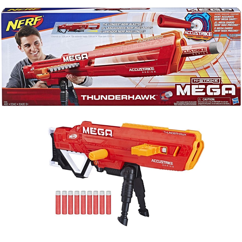 Jual NERF AccuStrike N-Strike Mega Thunderhawk Blaster Original ...