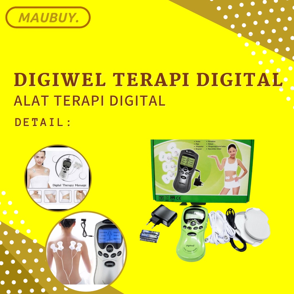 Jual Alat Pijat elektrik dan Terapi Listrik Digiwell Mesin Pijat Therapy Digital | Shopee Indonesia