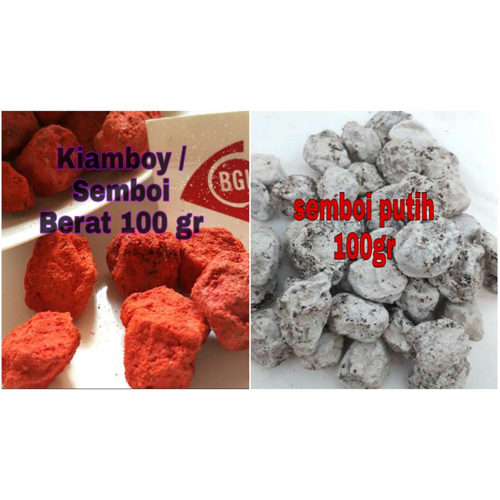 Jual Kiamboy Merah atau Putih Rasa Asin sedikit manis, Semboi Asinan ...