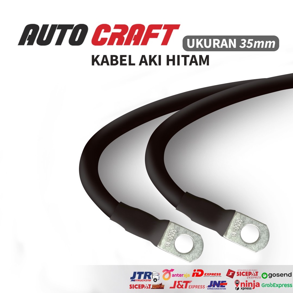 Jual Kabel Aki Hitam 35mm Kabel Tembaga AutoCraft serabut NYAF paling bagus | Shopee Indonesia