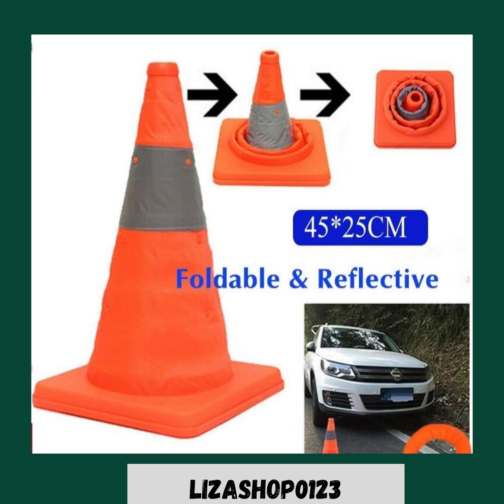 Jual Krisbow Traffic Cone Kerucut Lalu Lintas Foldable Traffic Cone Emergency | Kerucut Segitiga ...