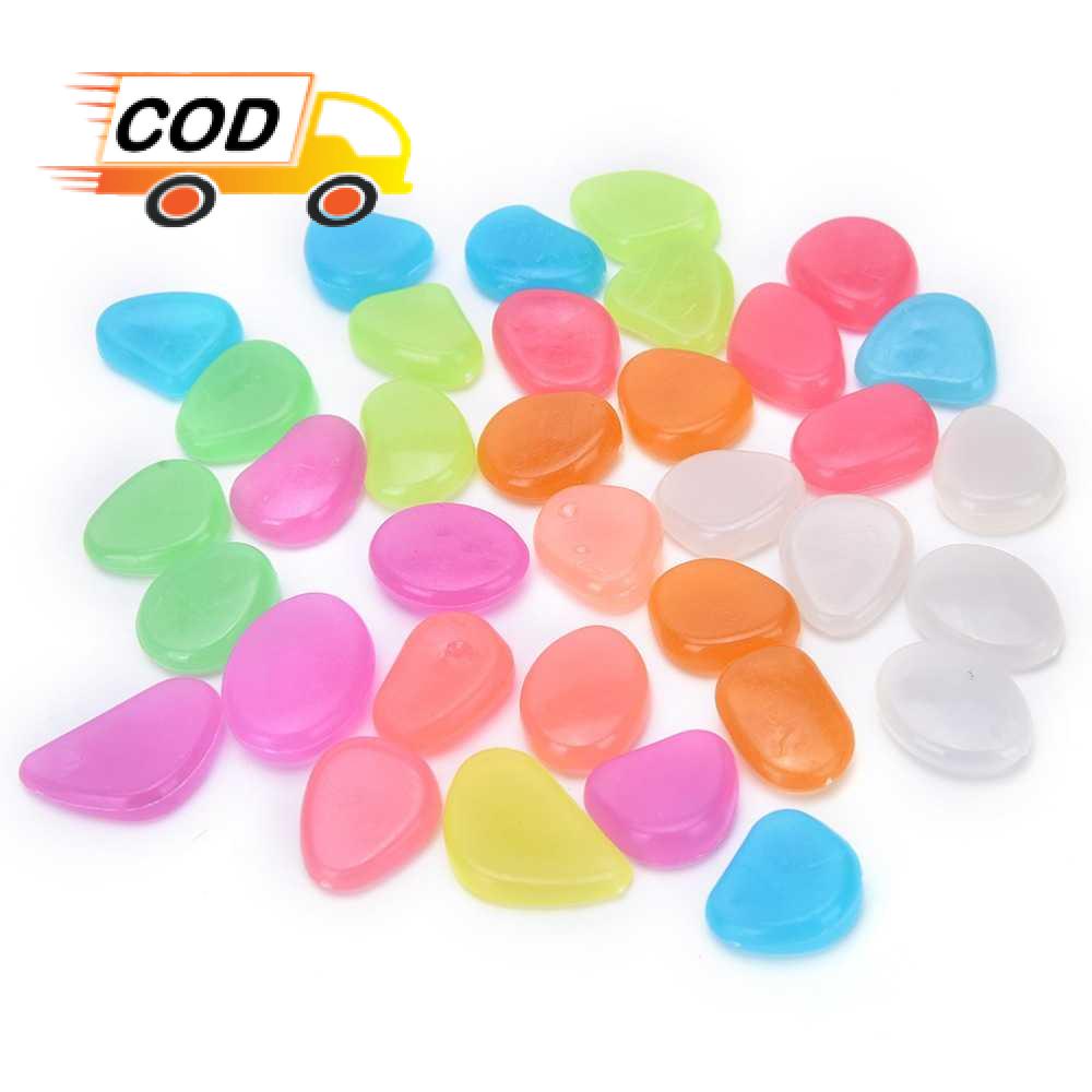 Jual Batu Hias Dekorasi Menyala Dalam Gelap 100 PCS Glow in The Dark ...