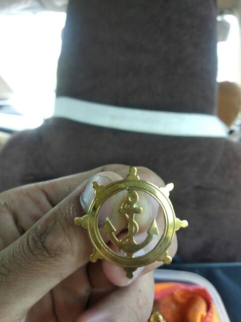 Jual kropteken tanda kerah jangkar 1pasang | Shopee Indonesia