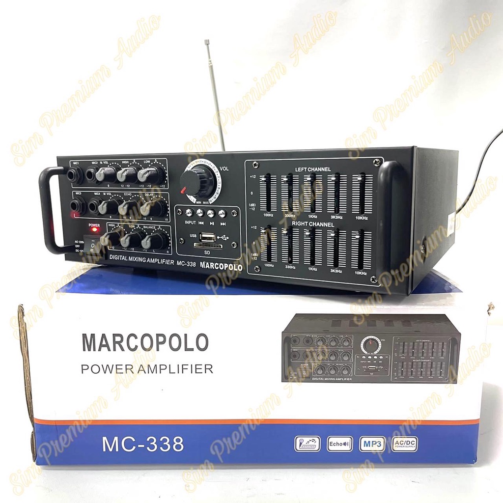 Jual Power amplifier Marcopolo mc 338 original marcopolo MC338 (bisa ...