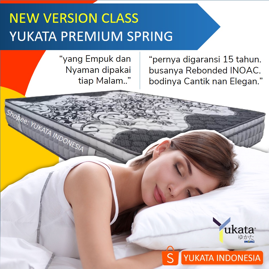 Jual Springbed 160cm Yukata Premium Bonnel Spring Medium Soft. Busa ...