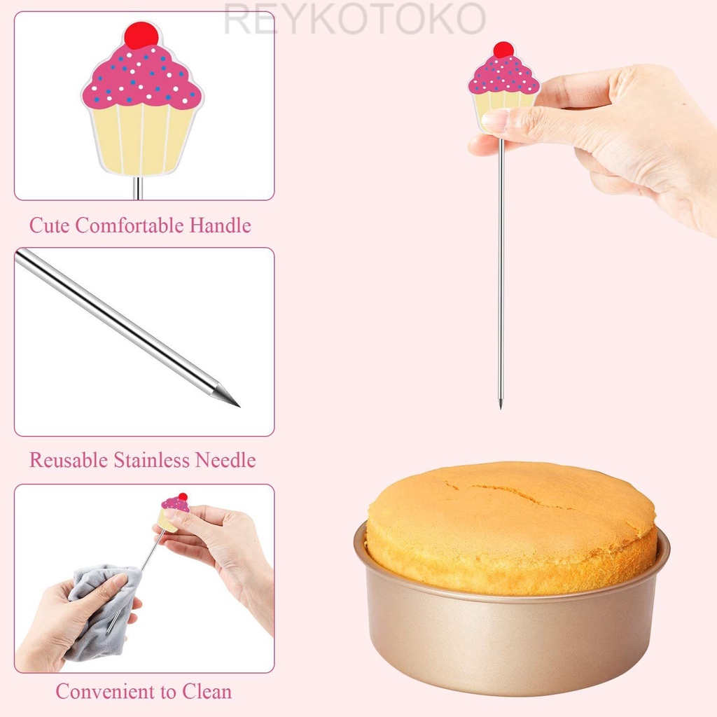 Jual Cake Tester Stainless Alat Pengukur Kematangan Kue Jarum Kue ...