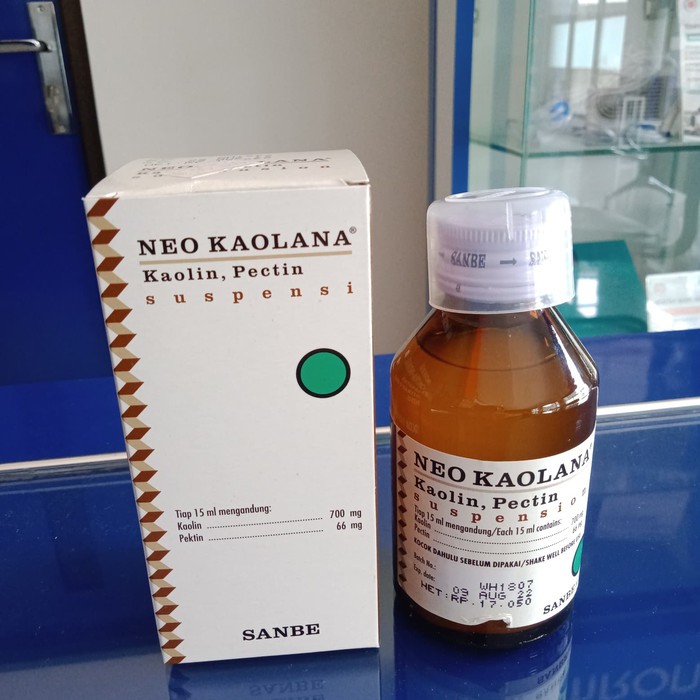 Jual NEO KAOLANA SUSPENSI 120ML KAOLIN PECTIN OBAT DIARE ANAK | Shopee ...