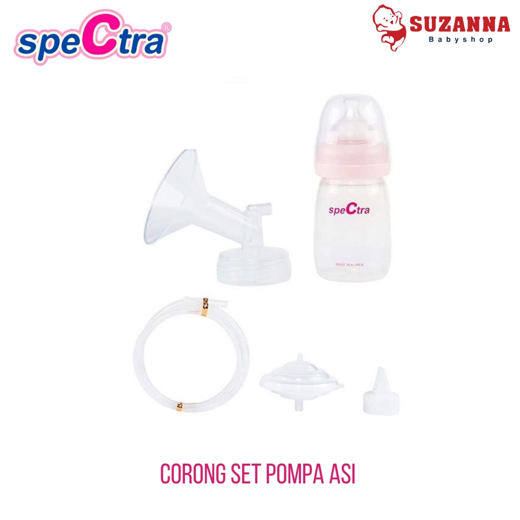 Jual Spectra Corong Pompa Asi + Botol Asi PP / Premium Breastshield Set | Shopee Indonesia