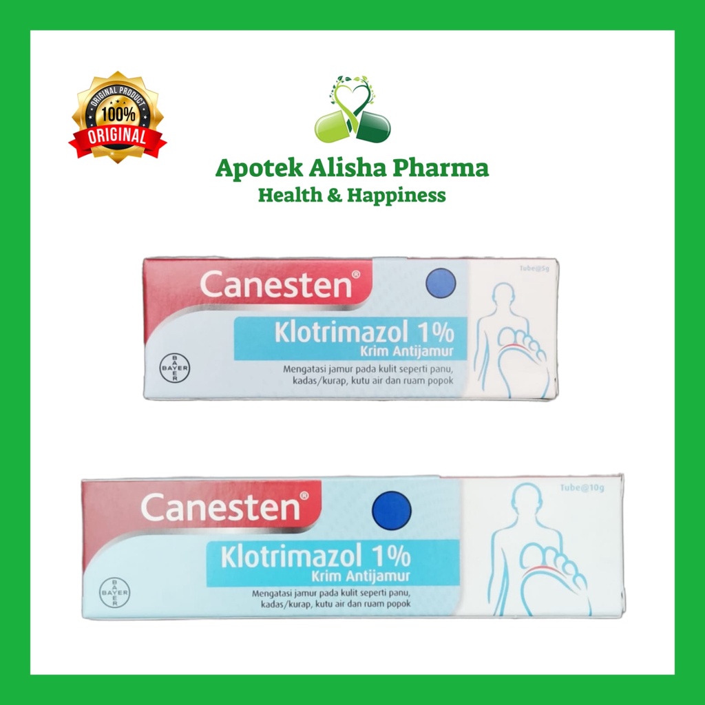 Jual Canesten Krim Antijamur 5/10gr - Kanesten Klotrimazol Krem Salep ...