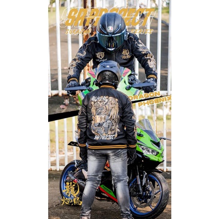 Jual JAKET SUKAJAN SR-PROJECT Dragon-Phoenix | Shopee Indonesia